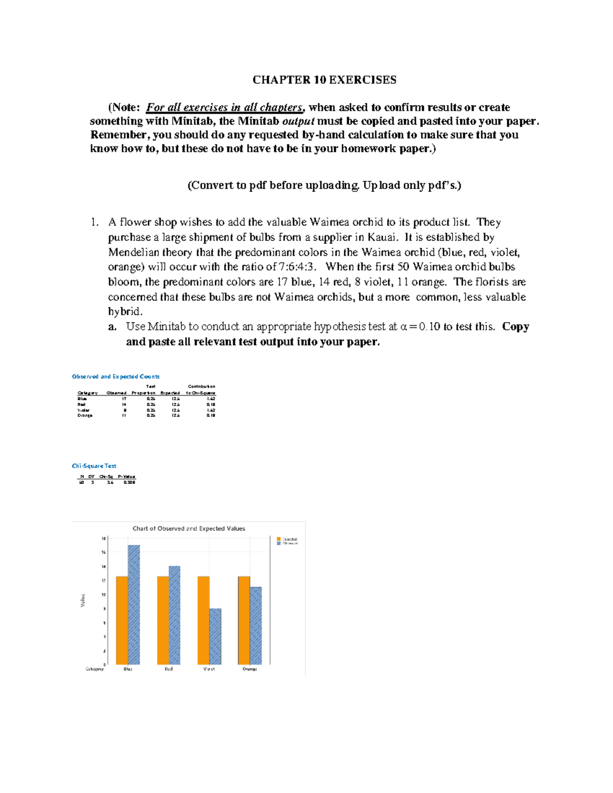 Summer 22 Chapter 10 Exs - CHAPTER 10 EXERCISES (Note: For all ...