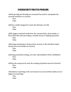 Cyber 7 - This will help you study for future quizzes/tests ...