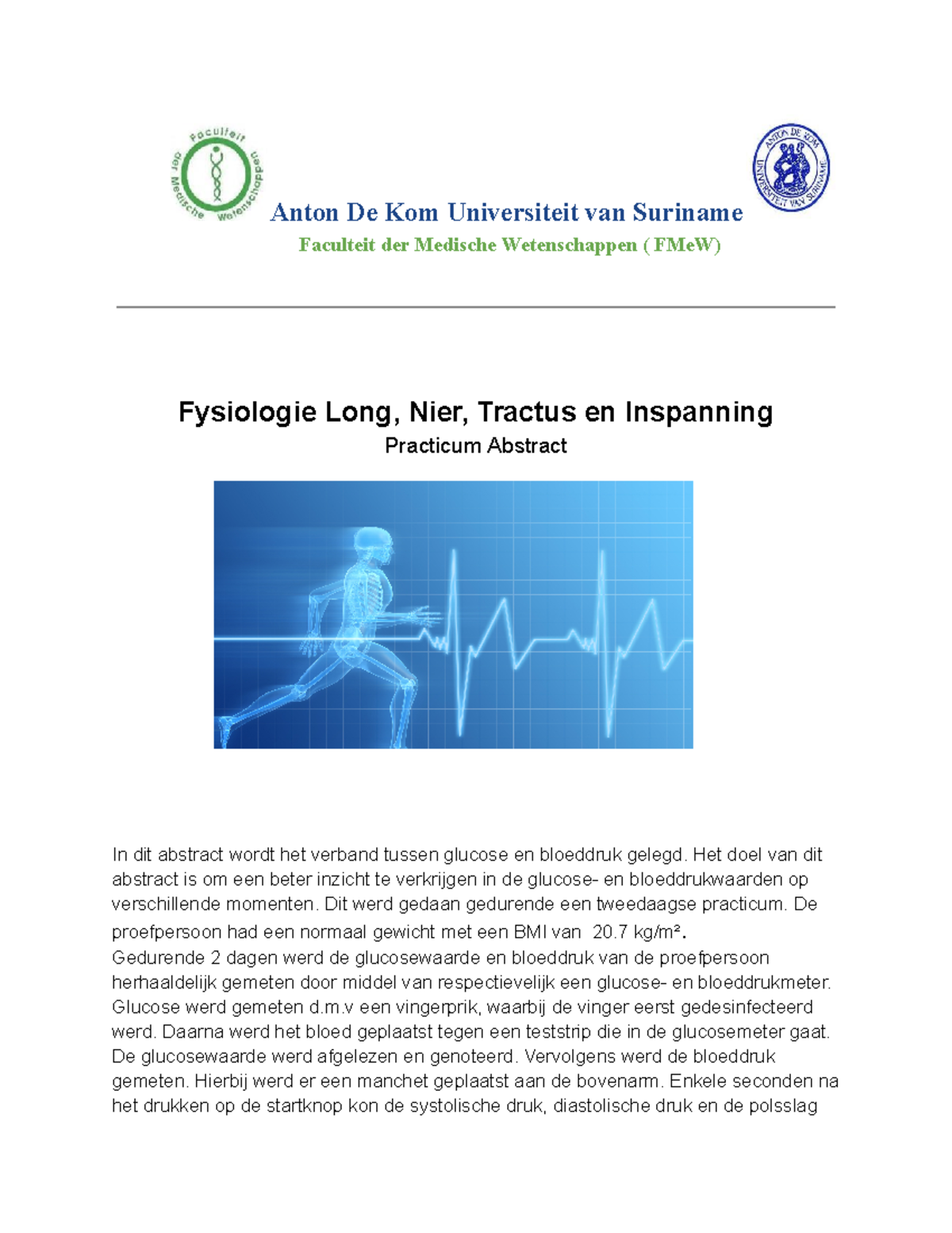 Fysio LNTI - Groepwerk - Anton De Kom Universiteit van Suriname ...