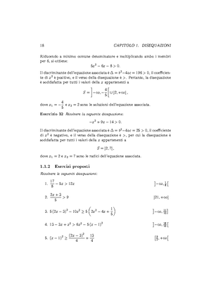 Formule fondamentali derivate per la matematica - Matematica - UniSa - Studocu