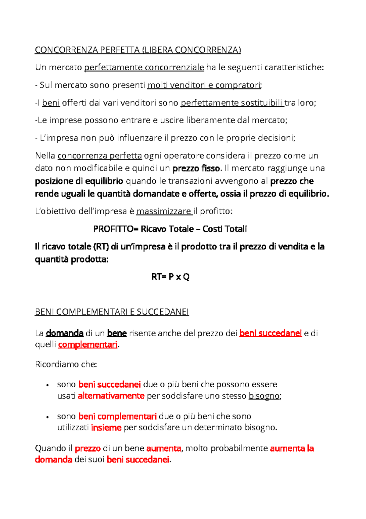 Jona - Descrizione dei mercati monopolio e concorrenza perfetta ...
