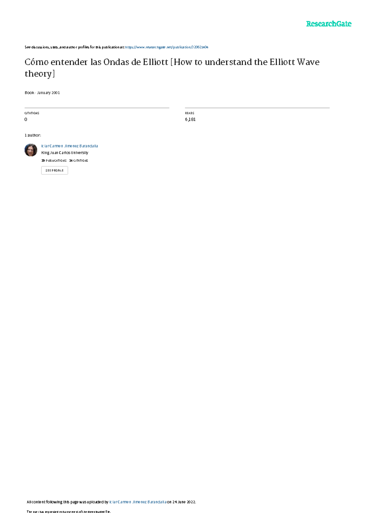 El principio de ondas de elliott - See discussions, stats, and author ...