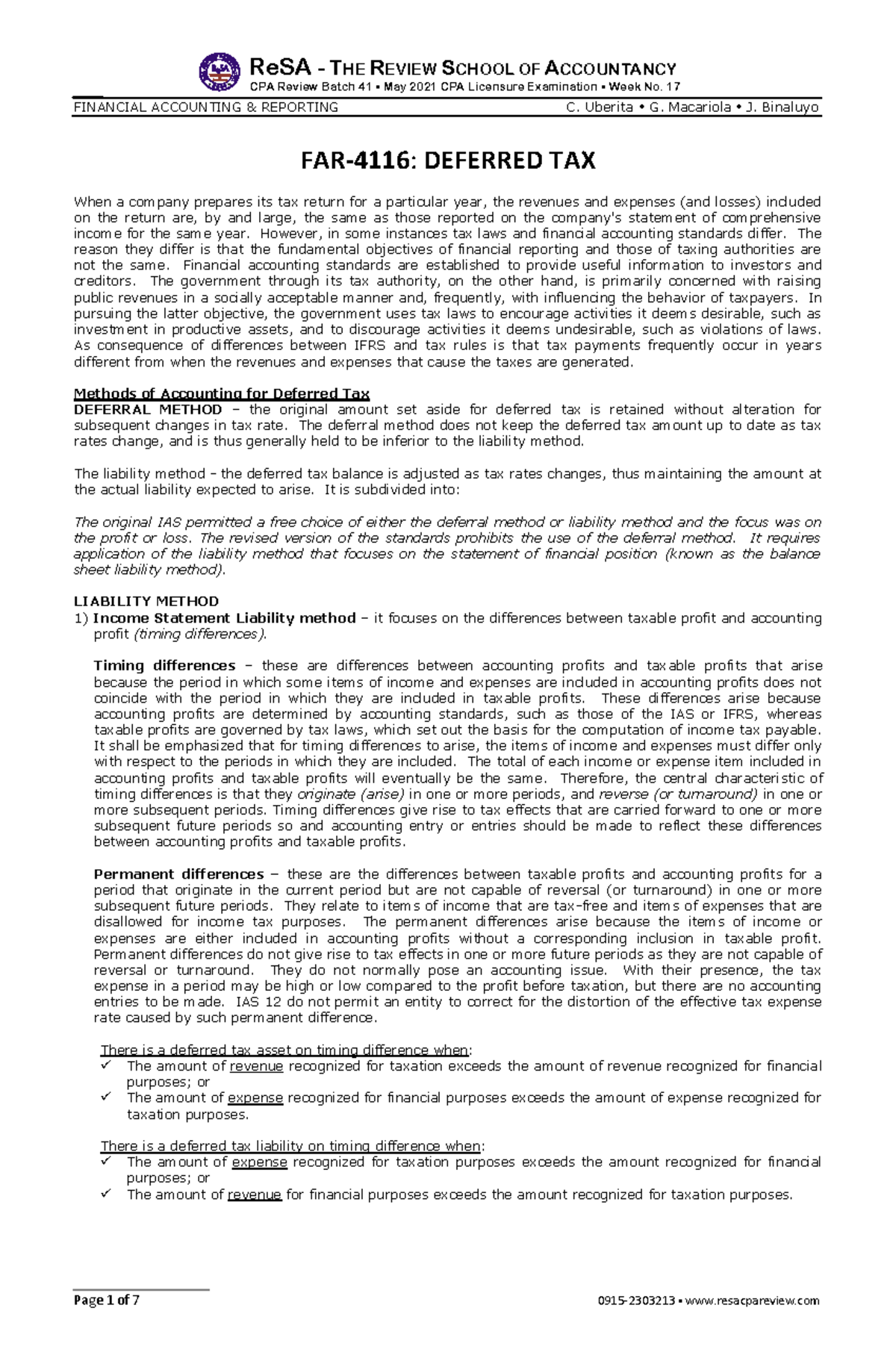 FAR-4116 - Auditing Theory Auditing Theory Auditing Theory Auditing ...