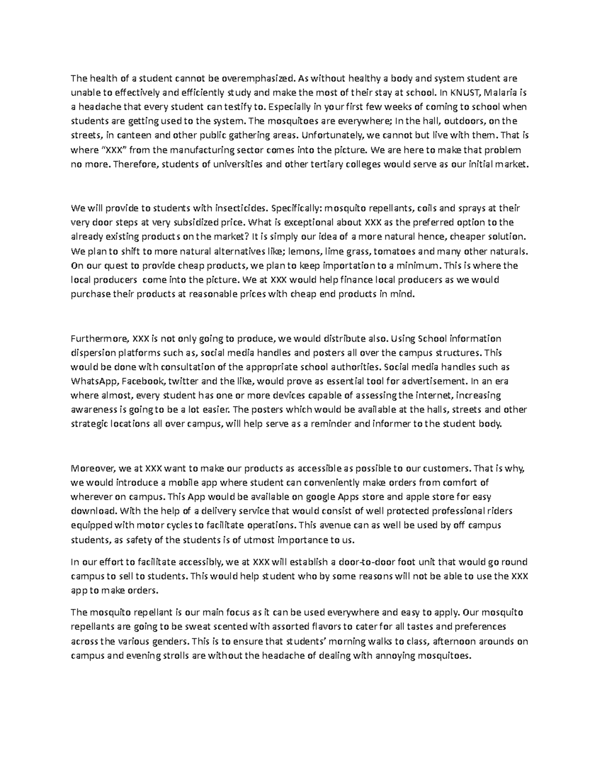 The health of a student cannot be overemphasized - As without healthy a ...