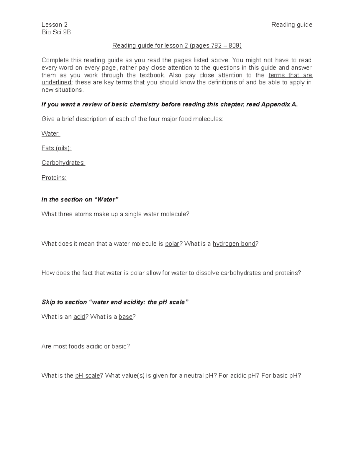 Lesson 2 Reading Guide Lesson 2Bio Sci 9B Reading Guide Reading Guide lesson-2-reading-guide-lesson-2bio-sci-9b-reading-guide-reading-guide