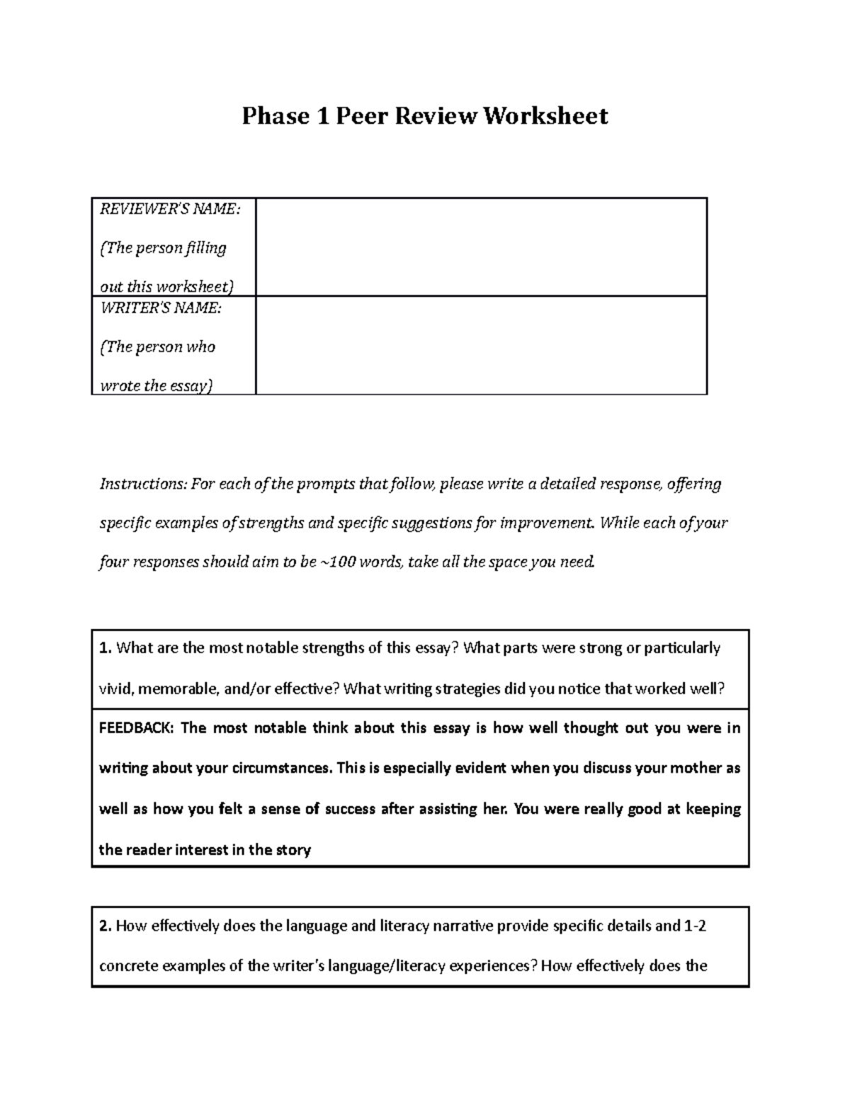 Phase 1 Peer Review Worksheet, Freshman Composition ENGL 11000 B2[10555 ... Phase 1 Peer Review Worksheet, Freshman Composition ENGL 11000 B2[10555 ...