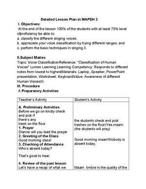 4As Lesson plan - Lesson Plan in English 3 Using 4A’s Approach I ...