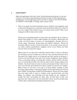 Module 2 - Content and Contextual Analysis of Selected Primary Sources ...