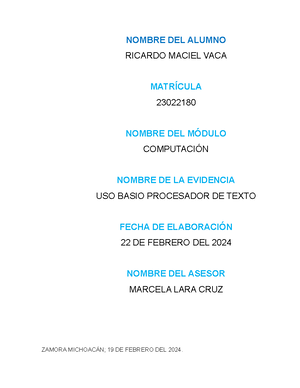 Campos Azucena Calculando Prestaciones - Datos de identificación Nombre ...