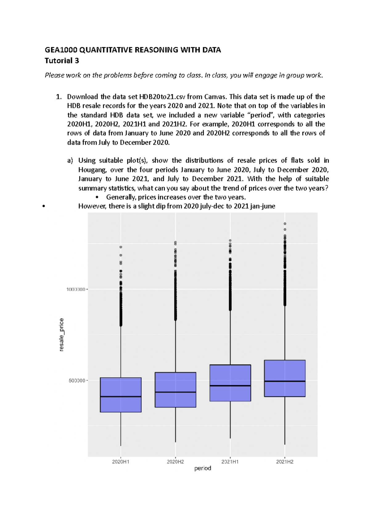 Tutorial 3 Questions Radiant Gea1000 Quantitative Reasoning With Data Tutorial 3 Please Work