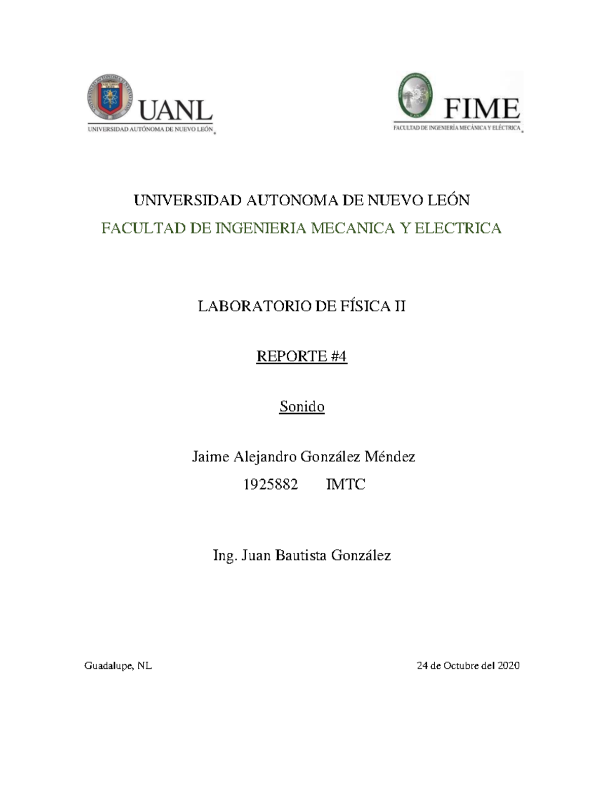 Práctica 4 Lab Física Ii Warning Tt Undefined Function 32 Universidad Autonoma De Nuevo