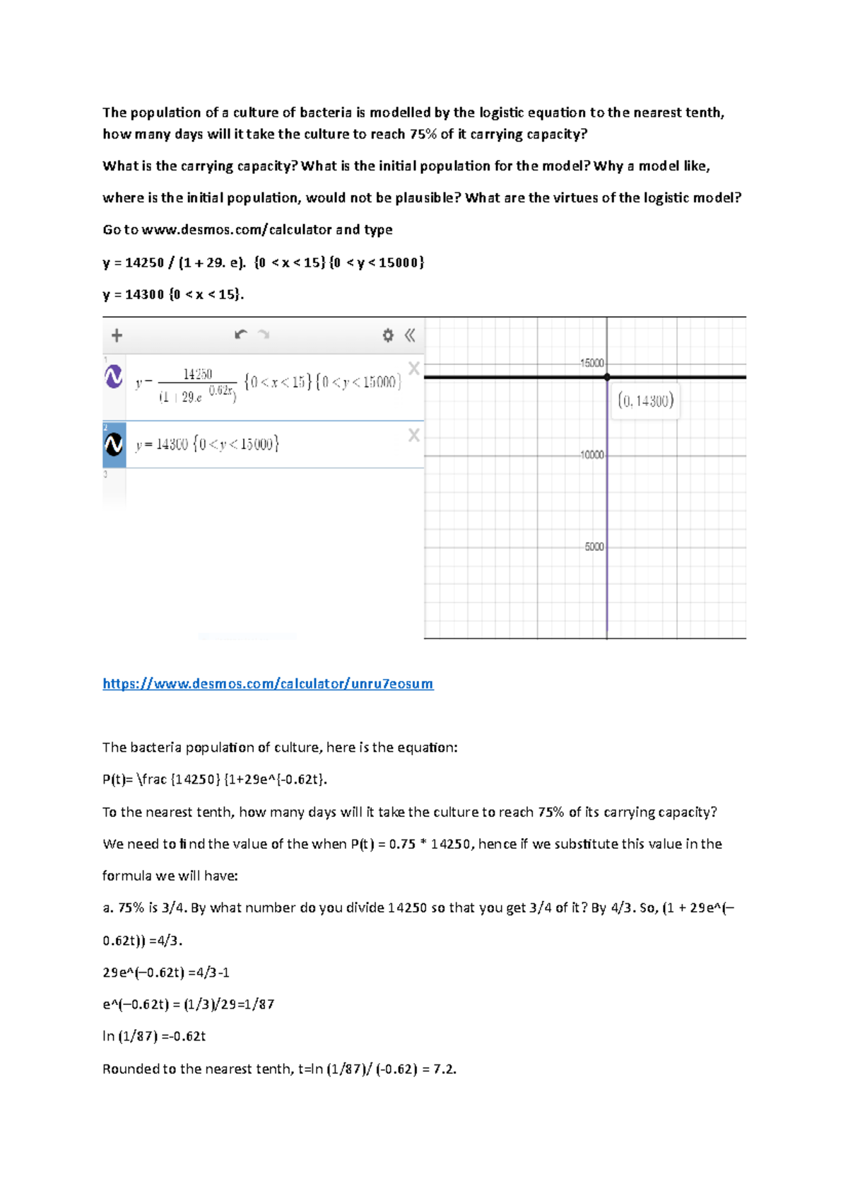 Df5 - Programming Fundamentals CS 1101 - The population of a culture of ...