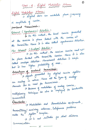EC3491-Communication-Systems- Unit 2 - Communication Systems - Studocu