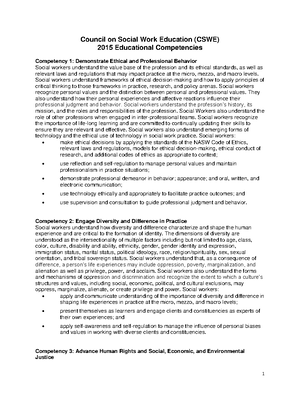 PDS Attachment - BS Social Work. - CONTINUATION VII. LEARNING AND ...