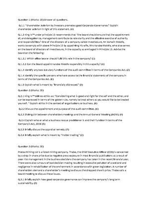 Assignment class exercise - Assignment class exercise Theoretical ...