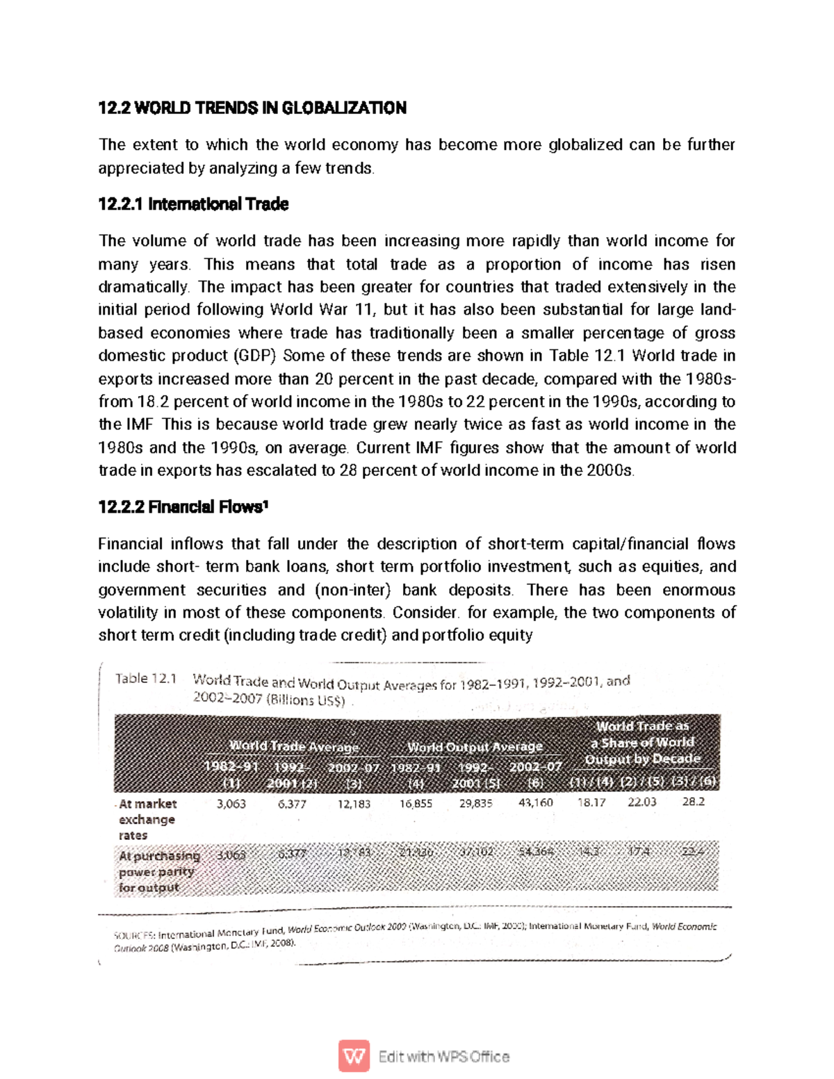 World Trends IN Globalization - 12. 2 WORLD TRENDS IN GLOBALIZATION The ...