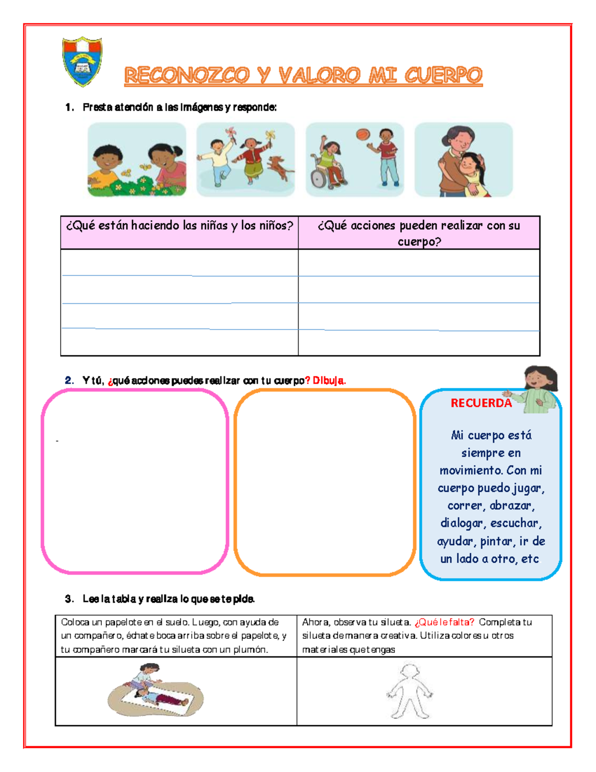 Tutoría 09 - práctica sobre relaciones personales - Presta atención a ...