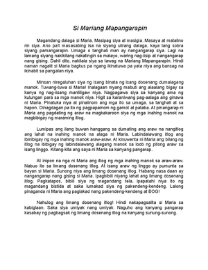 Answer-KEY-1st-grading-exam-in-Filipino-10-2021-2022 - Republika ng ...