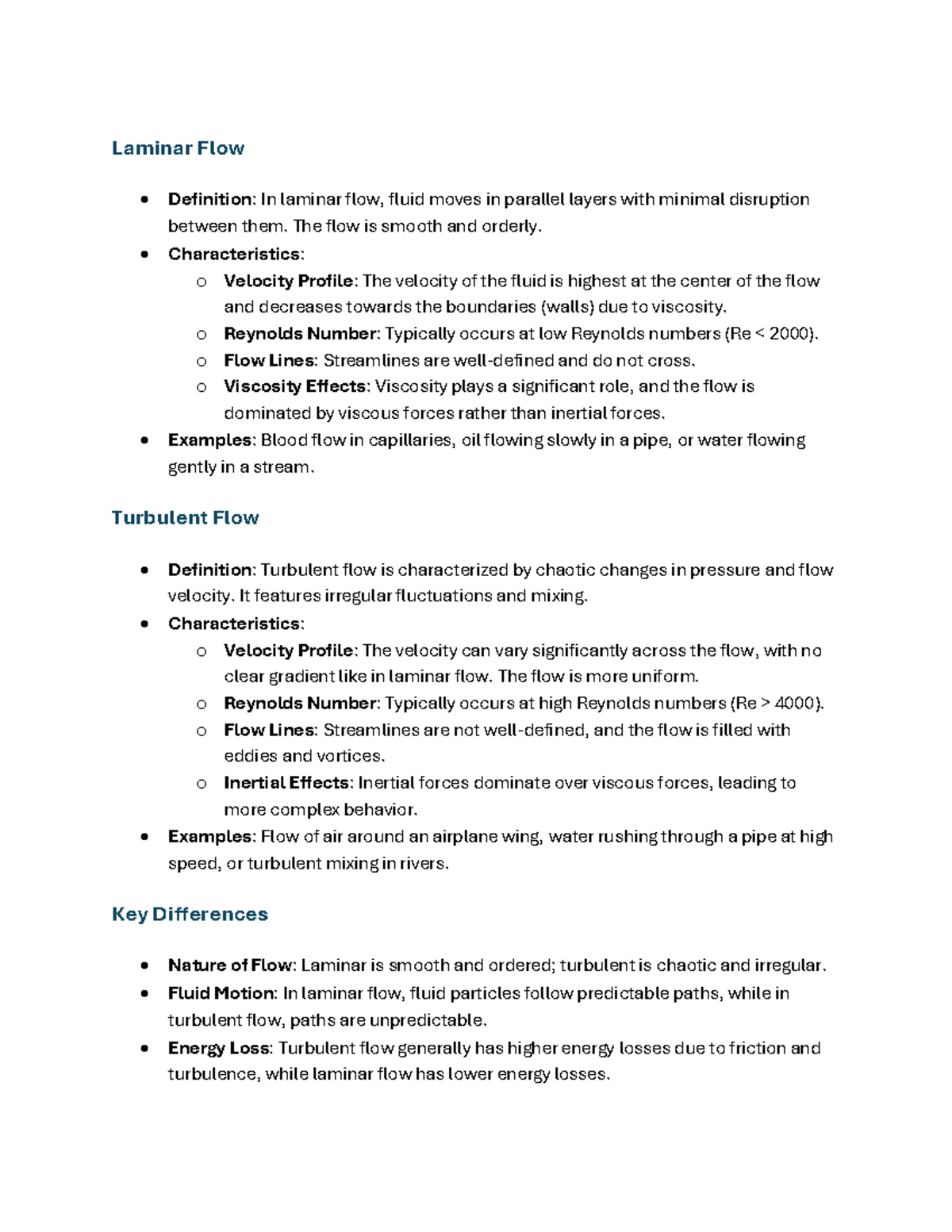 Laminar Flow Vs Turbulent - Laminar Flow Definition: In laminar flow ...