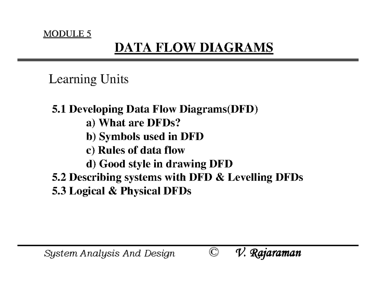 W5 Lesson 5 - Tools for System Analysts - Module - MODULE 5MODULE 5 ...