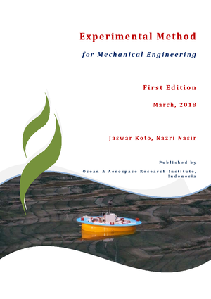 Experimental Method for Mechanical Engineering - E x p e r i m e n t a ...