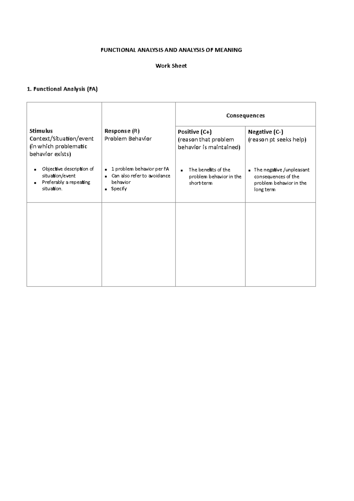 Functional Analysis and Analysis of meaning version 19-20 - FUNCTIONAL ...