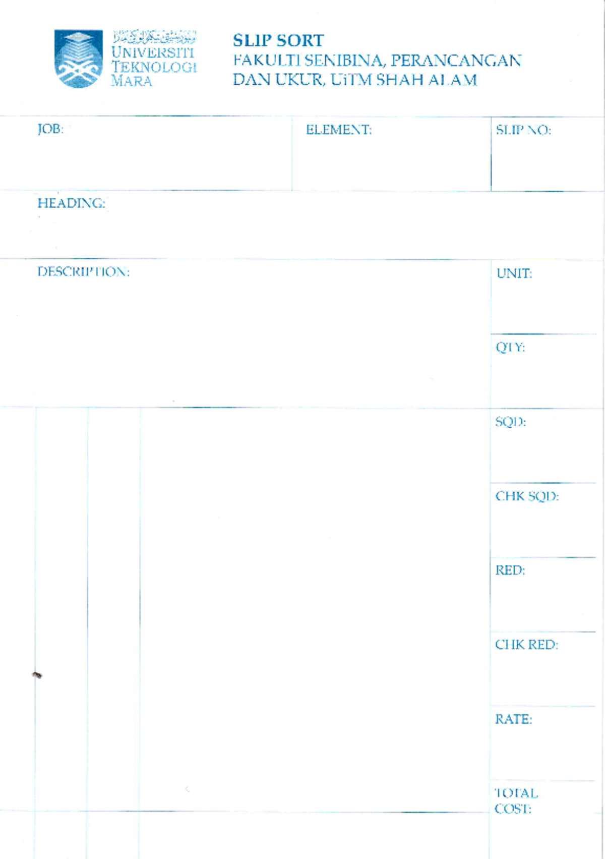 Slip Sort Paper - slip sort pper - Built Environment Engineering II ...