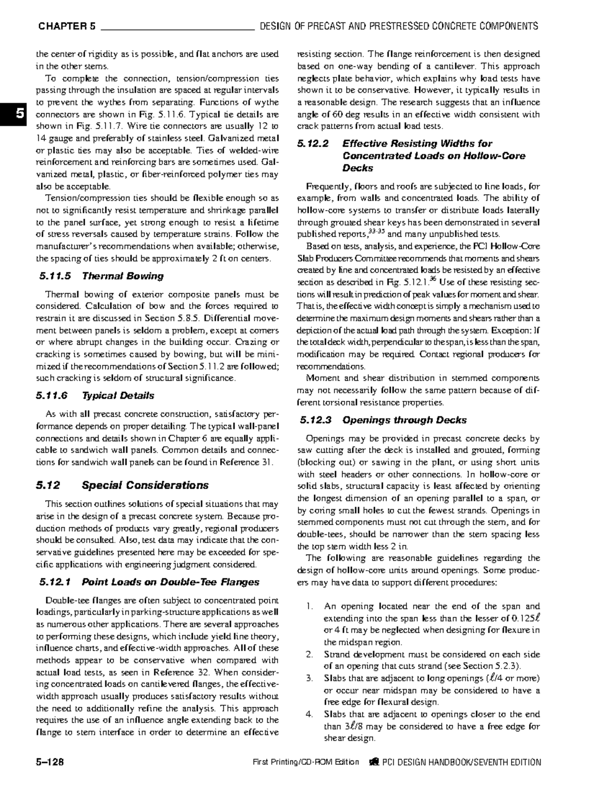Flexural Strength of Double-Tee Flange in Transverse Direction ...