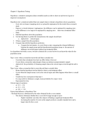 Week 5 - the lecture was about Sampling, sampling distributions, and ...