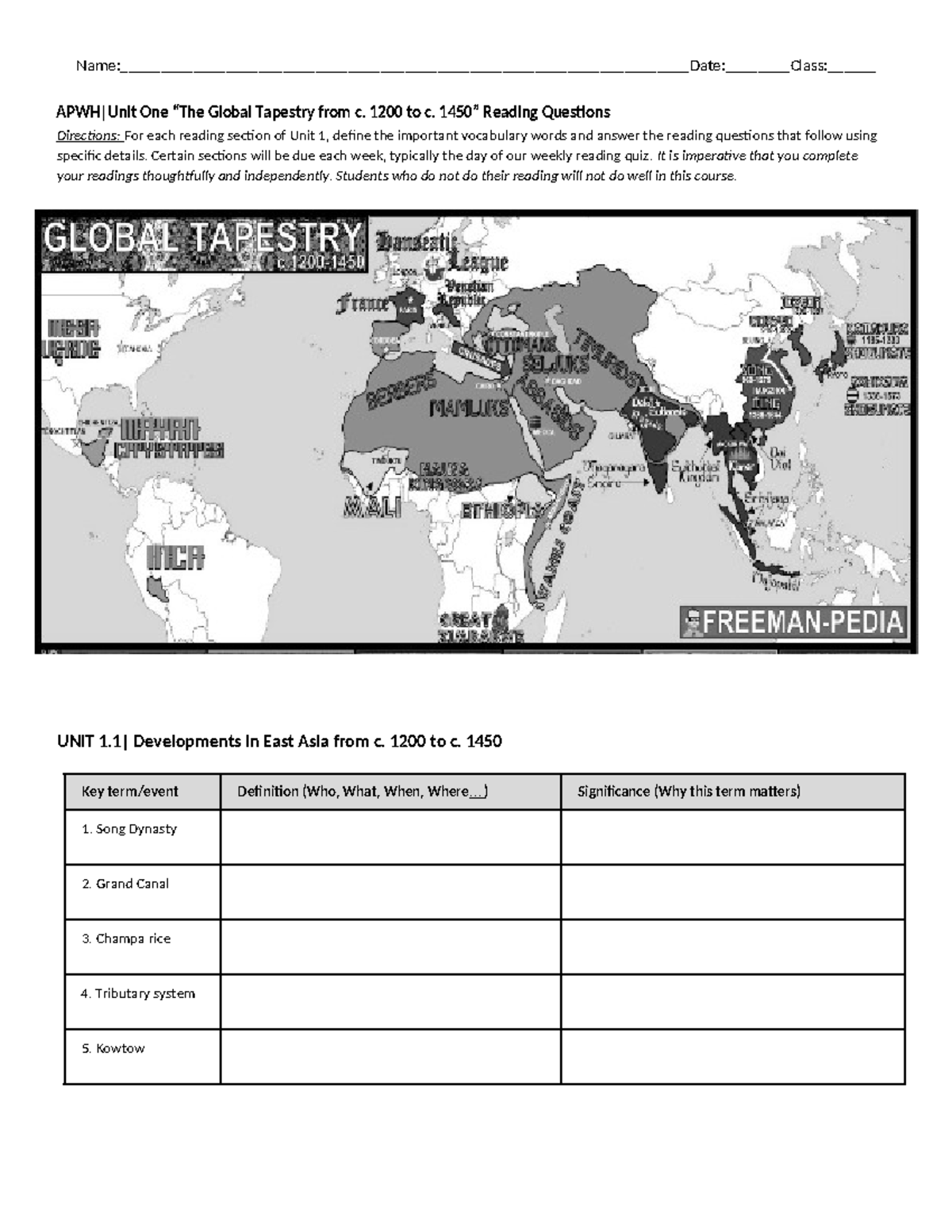 Amsco+Unit+1+Reading+Packet+ - - Studocu