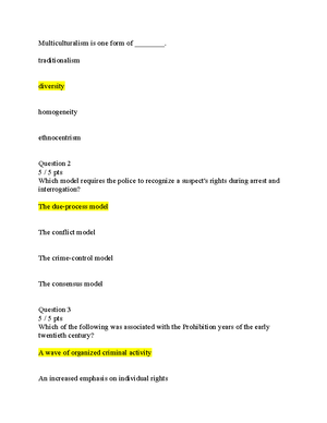 Chapters 4-8 Criminal Justice A Brief Introduction - Chapters 4-8 ...