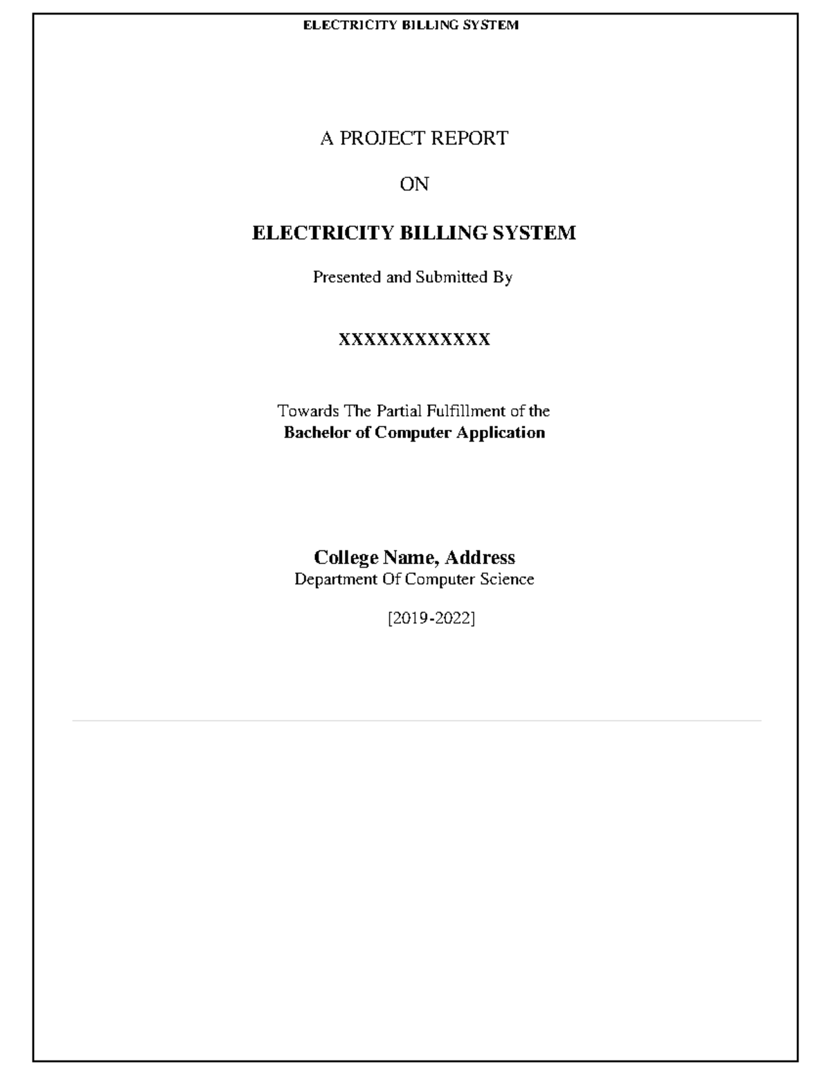 2 - Project file (By- Nikhil Bandari) - A PROJECT REPORT ON ELECTRICITY ...