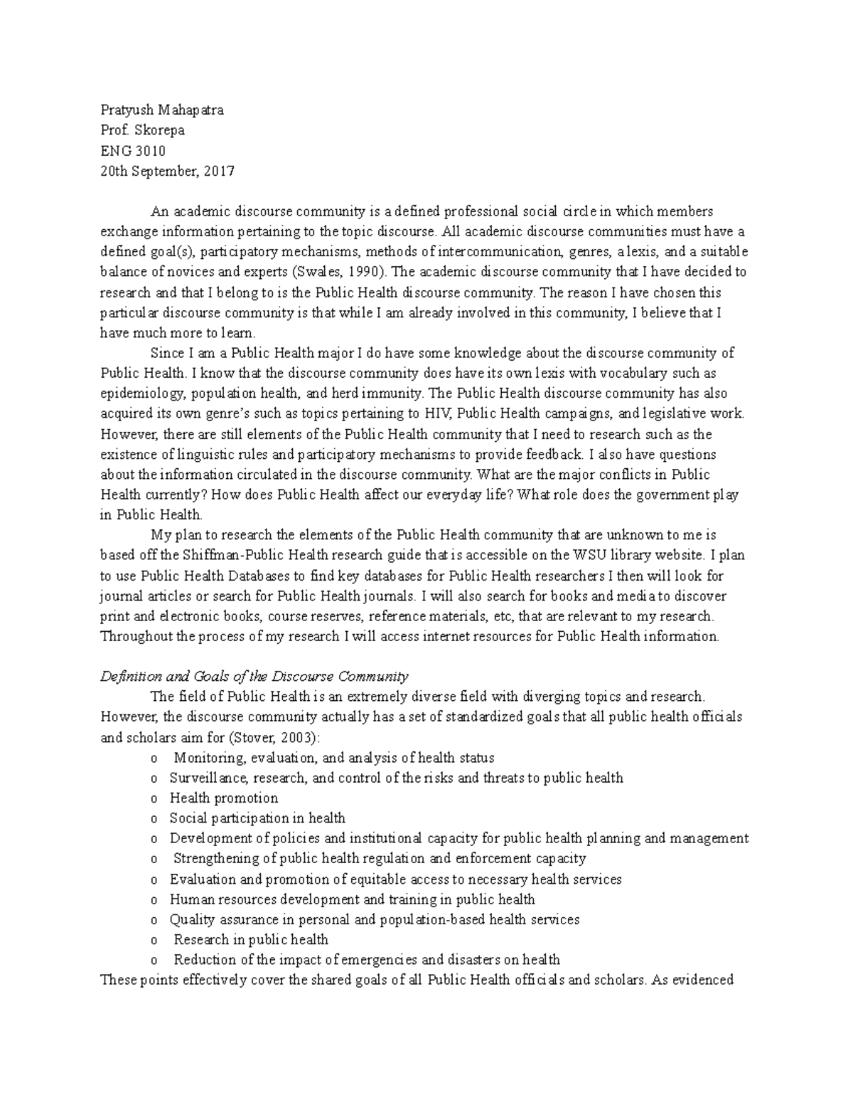 Personal Research guide final - Pratyush Mahapatra Prof. Skorepa ENG ...