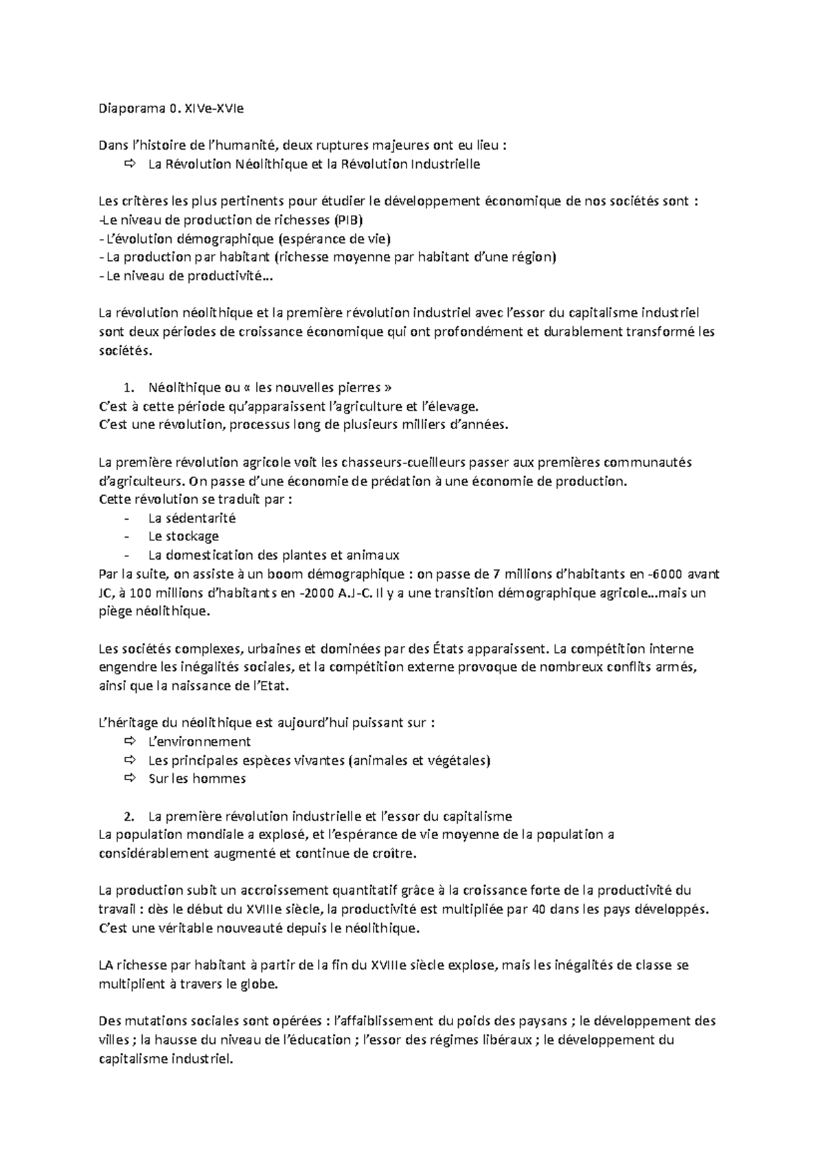 Fiche de révision semestrielle - Diaporama 0. XIVe-XVIe Dans l’histoire ...