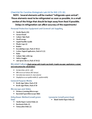 BIO 168 Exam 3 Study Guide Spring - BIO 168 Exam 3 Study Guide Each ...