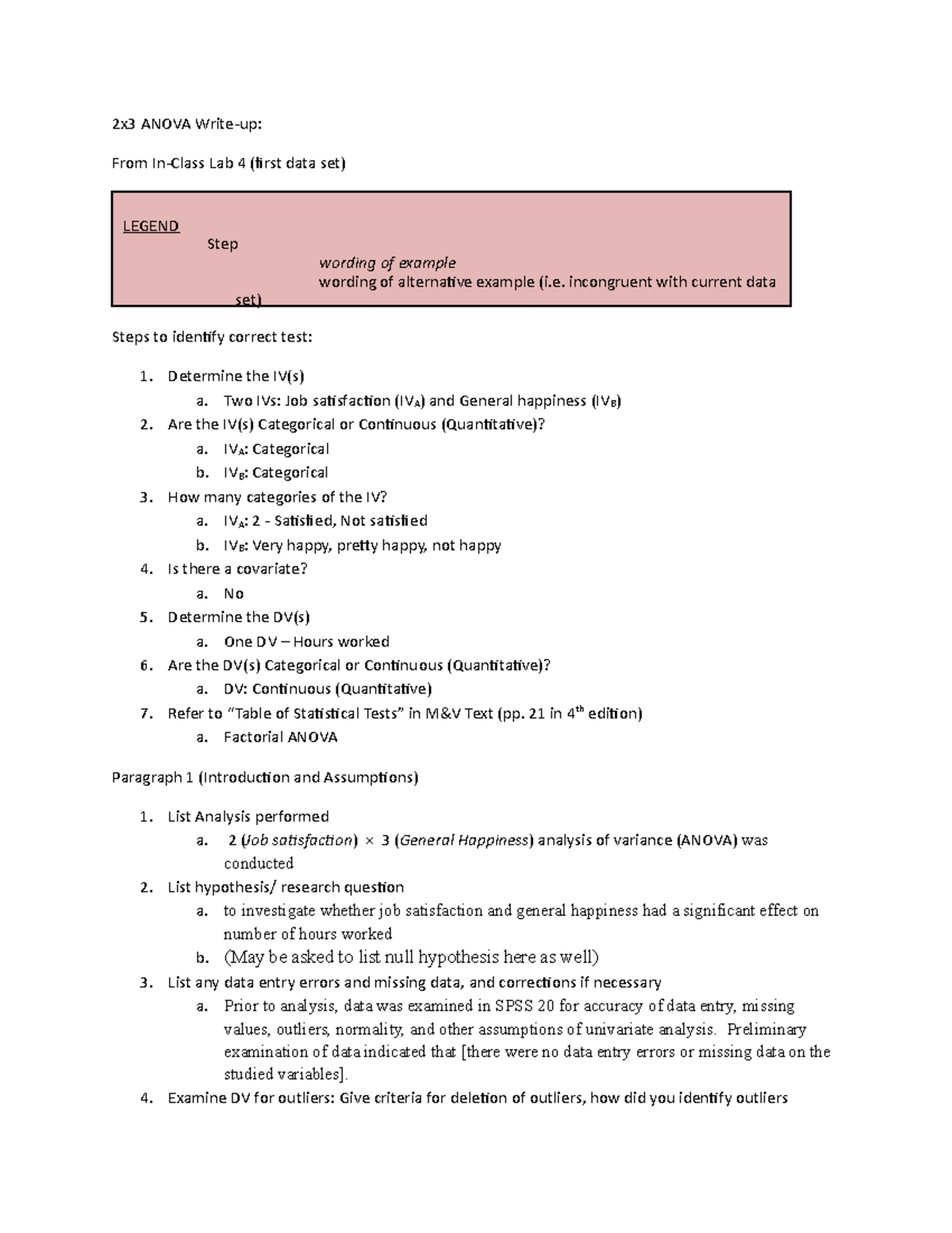 Write-up Steps for 2x3 ANOVA - 2x3 ANOVA Write-up: From In-Class Lab 4 ...