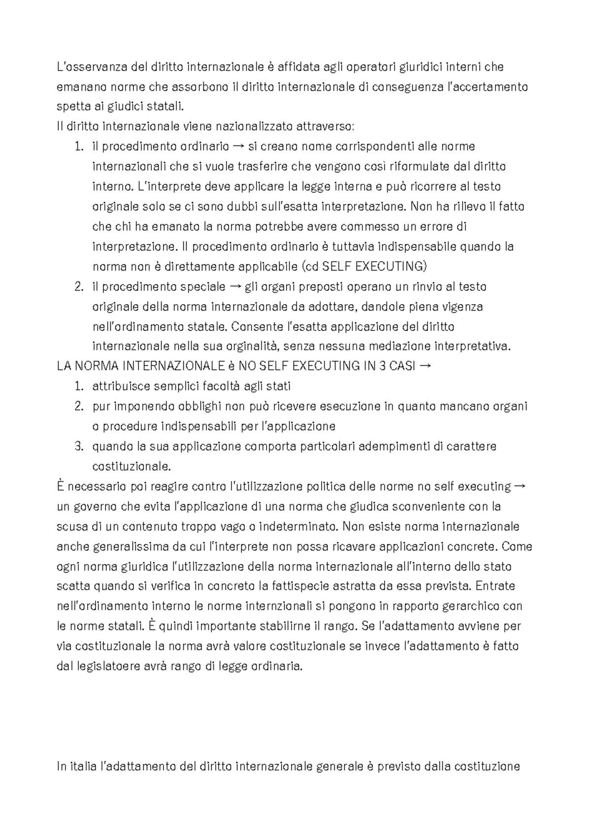 Applicazione Delle Norme Internazionali All' Interno Dello Stato - Warning: TT: undefined ...