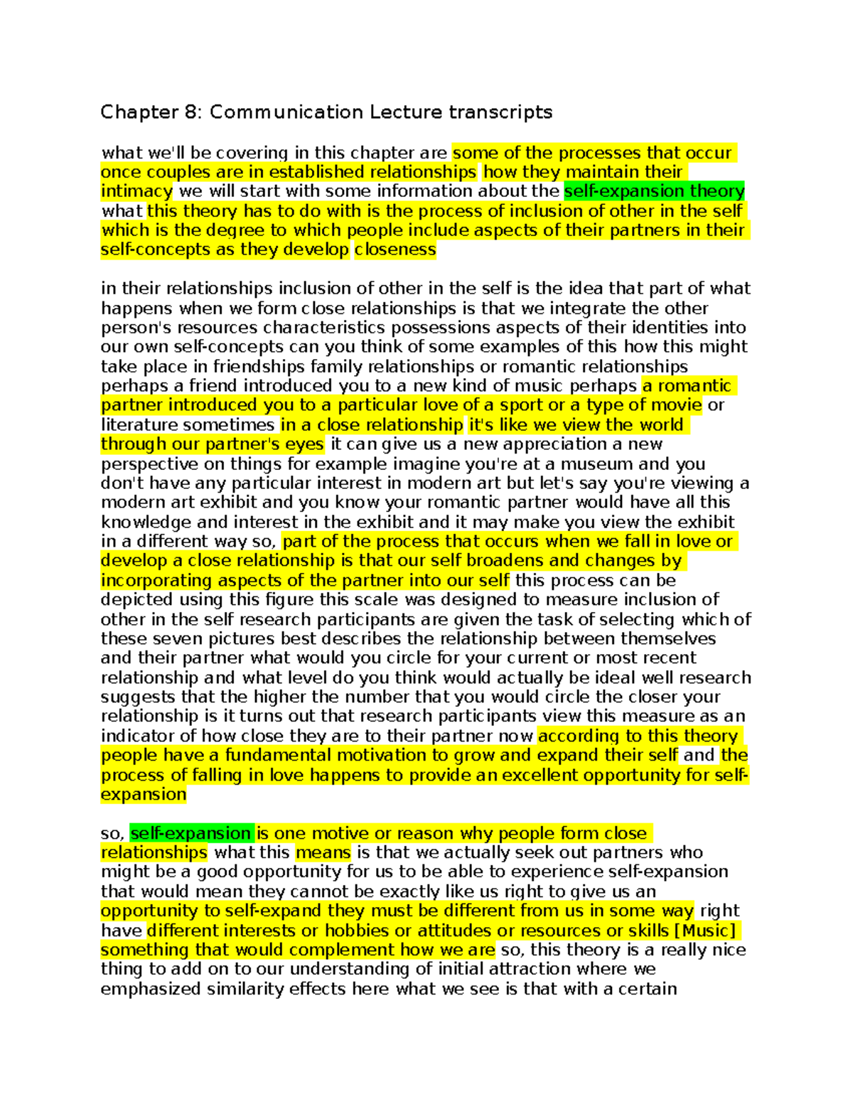 Chapter 8 Lecture Video transcripts - Chapter 8: Communication Lecture ...