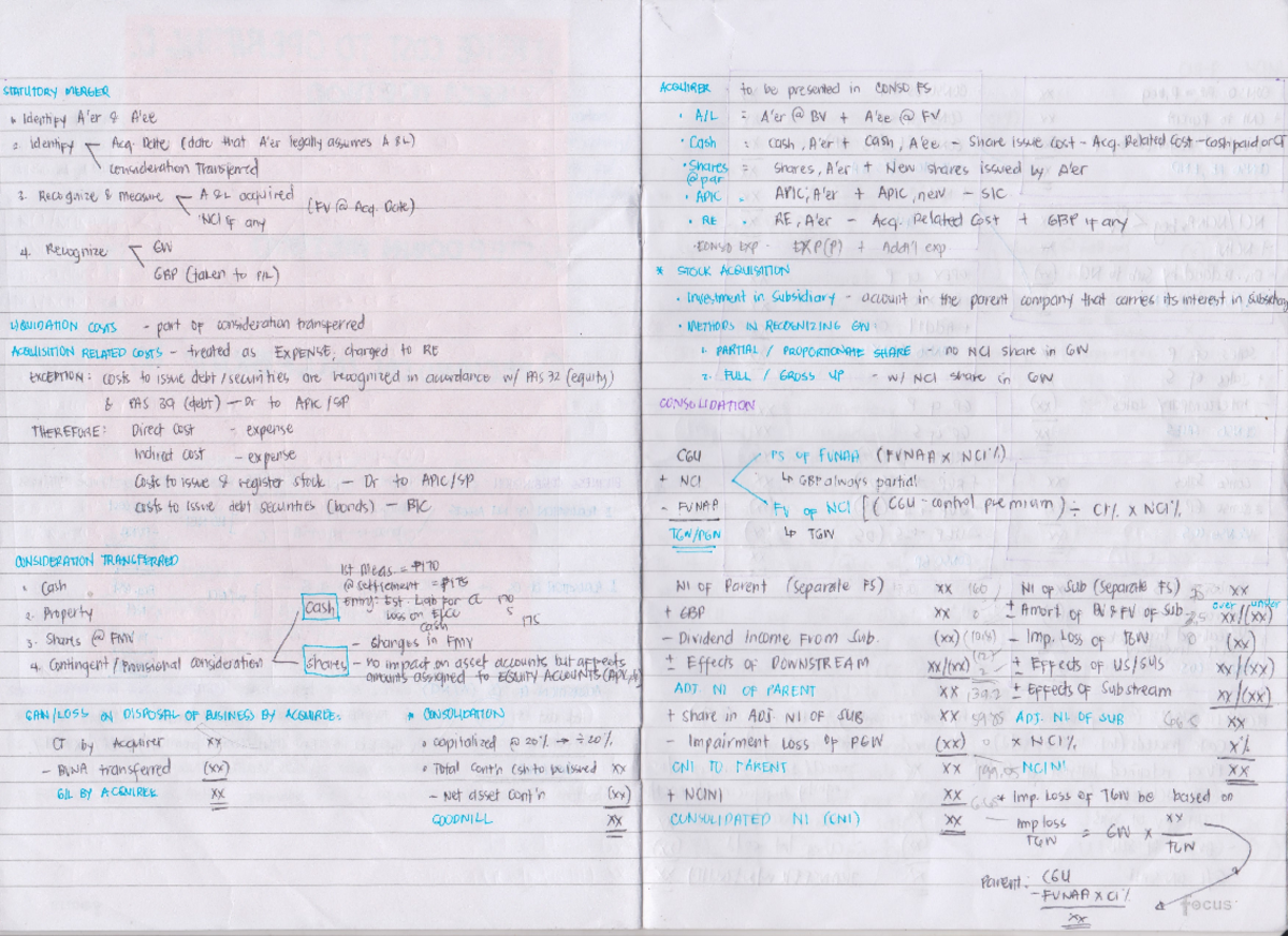 12 - Random accounting notes - Random Acctg - Studocu