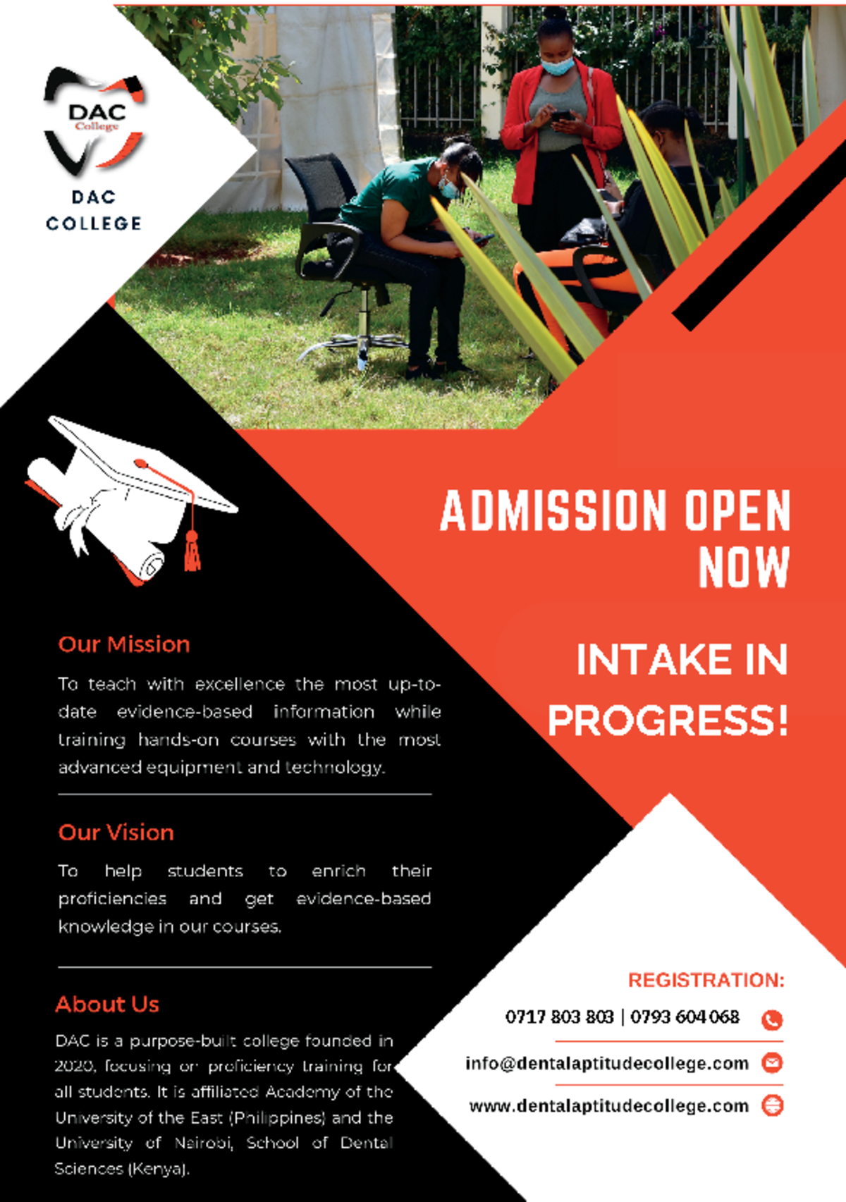 DAC Bronchure - 0717 803 803 | 0793 604 068 INTAKE IN PROGRESS! THE DAC ...