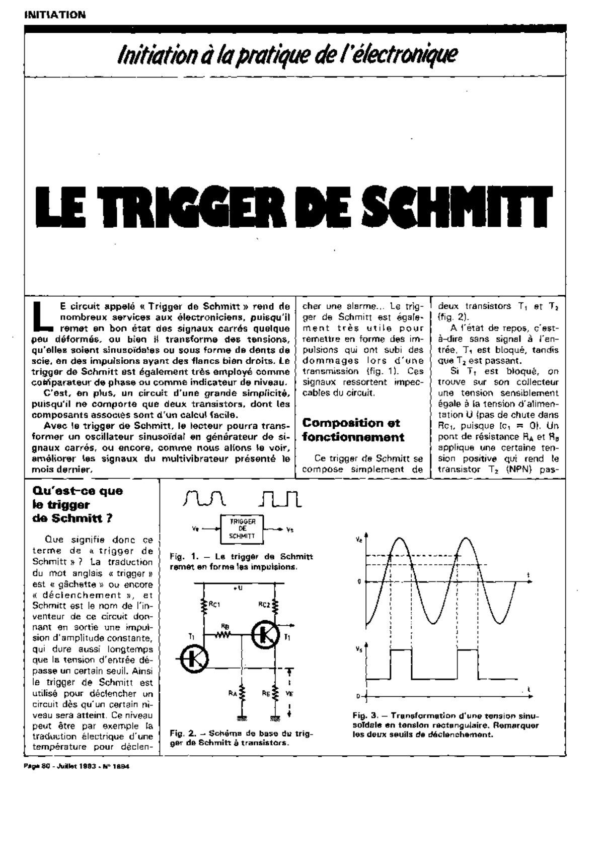 (35) Le trigger de Schmitt [Patte-HP1694 1983 3p] - Education à la citoyenneté - Studocu