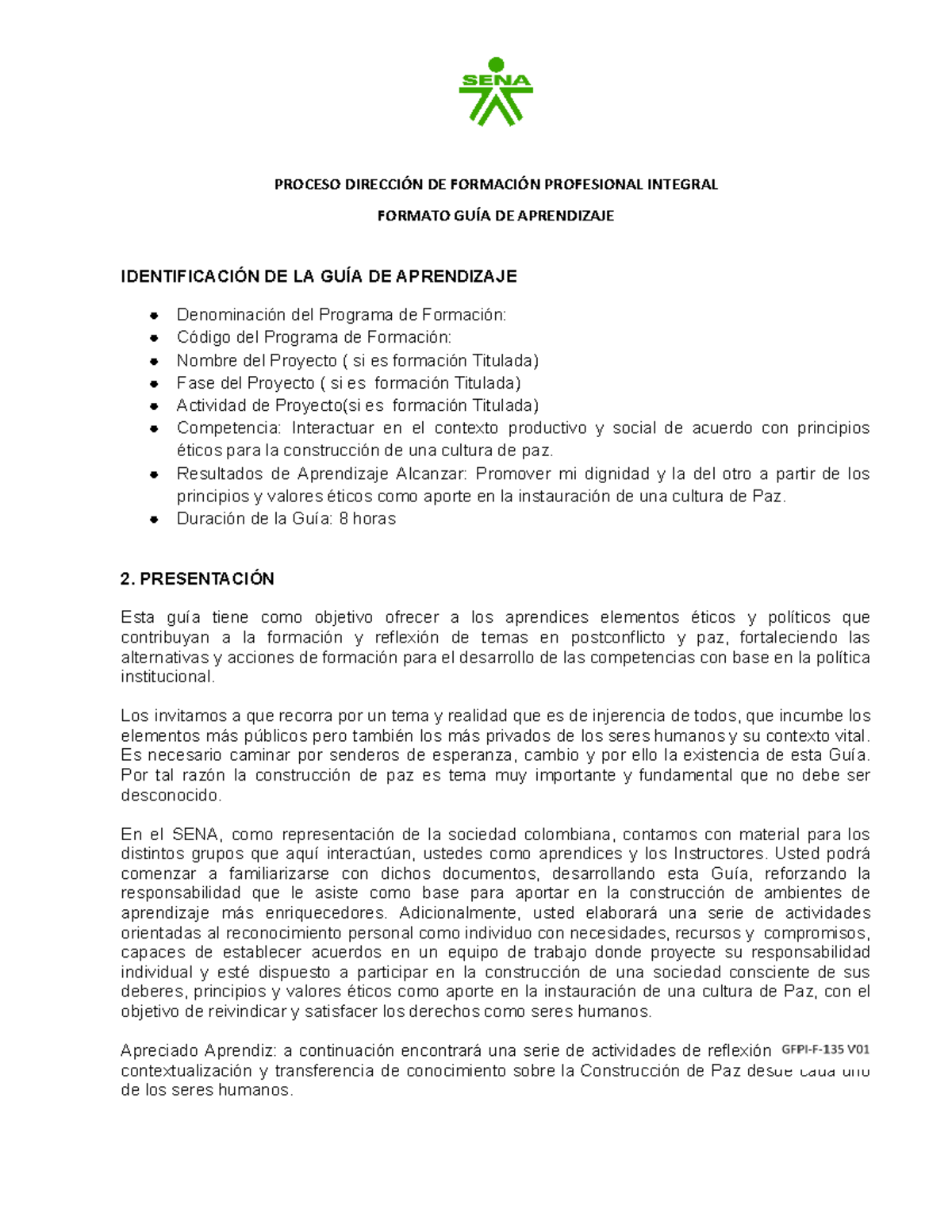 Gu-a de aprendizaje RAP 3 - PROCESO DIRECCIÓN DE FORMACIÓN PROFESIONAL INTEGRAL FORMATO GUÍA DE ...
