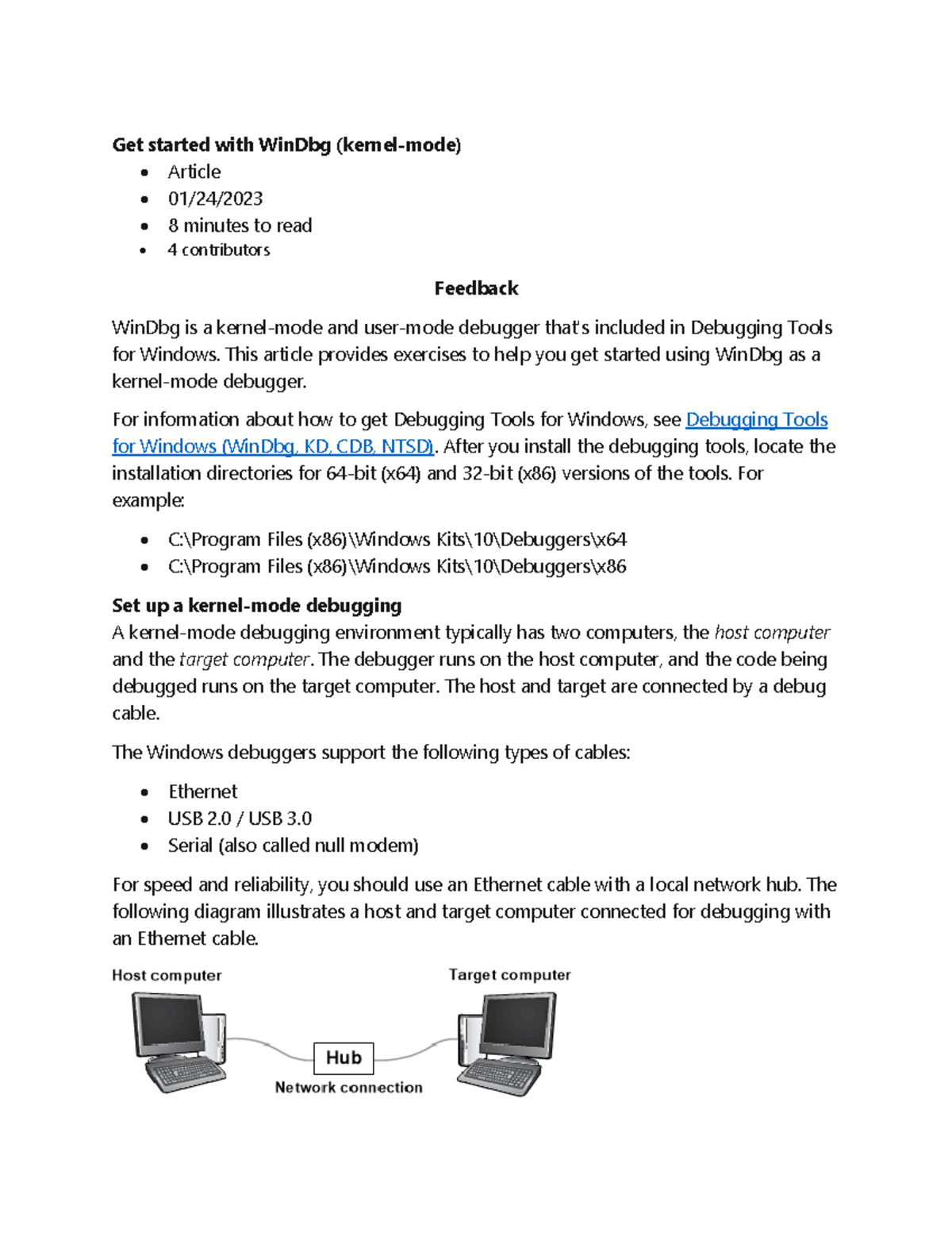 Document 33 (30) - Bob - Get started with WinDbg (kernel-mode) Article ...