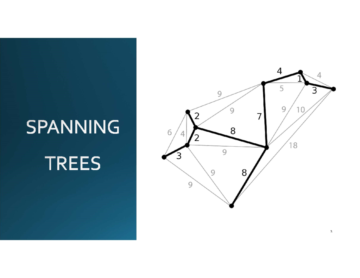 4 3 Finding Spanning Trees - Step 1 Select any edge that is not a loop. Assign this edge to the ...