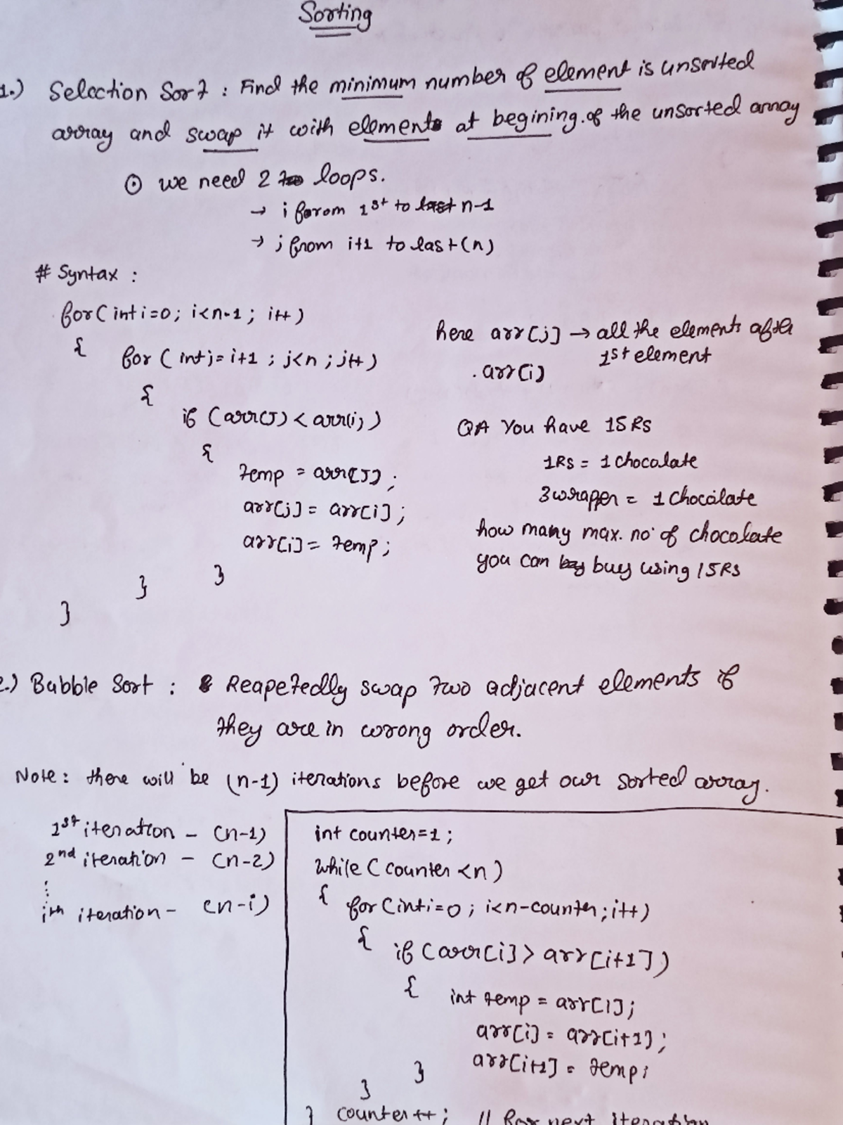 7 - This are the notes that i made myself for DSA understanding, using ...