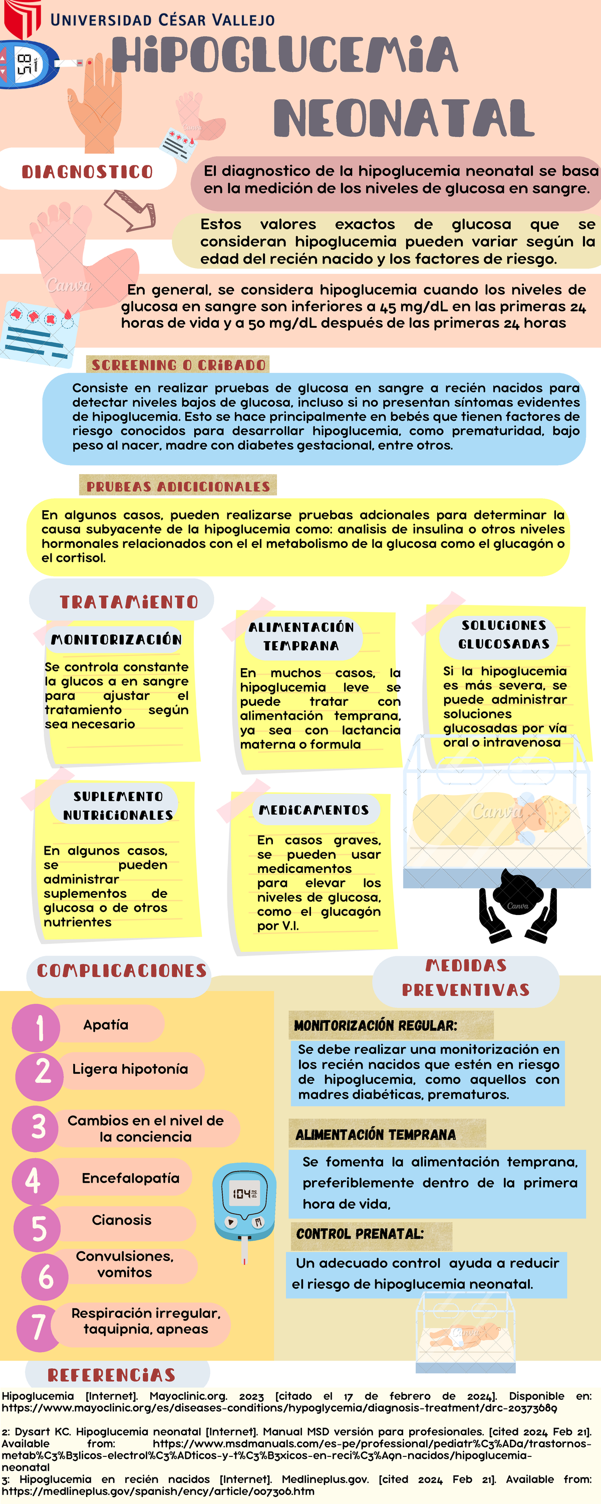 Hipoglicemia neonatal - 1 2 3 4 Consiste en realizar pruebas de glucosa ...