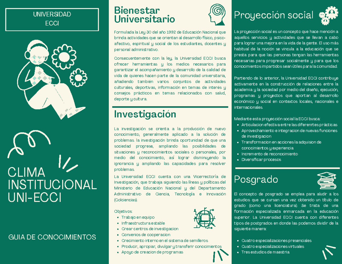 Brochure Uniecci - UNIVERSIDAD ECCI La Universidad ECCI cuenta con una ...