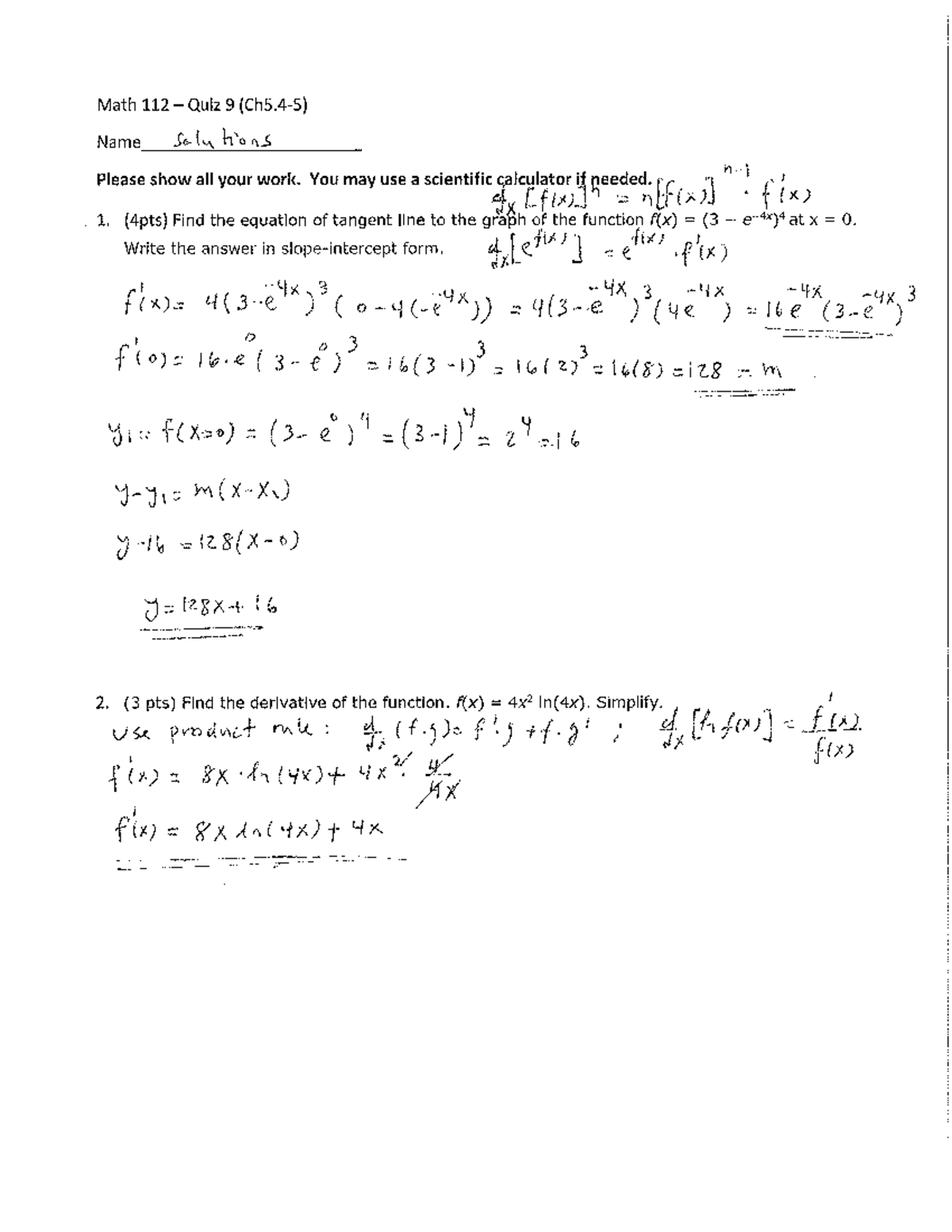 quiz-9a-solutions-math-112-studocu
