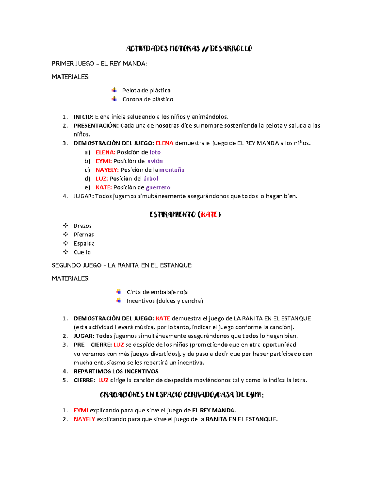 Actividades Motoras - motora fina - ACTIVIDADES MOTORAS // DESARROLLO ...