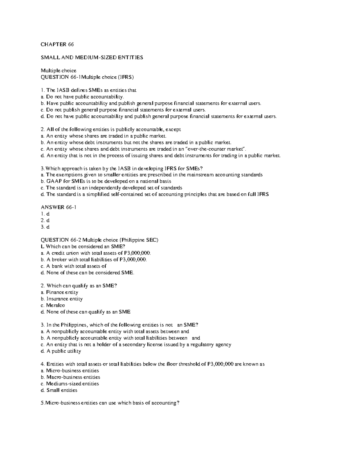 Pdfcoffee.com smes-pdf-free - CHAPTER 66 SMALL AND MEDIUM-SIZED ...